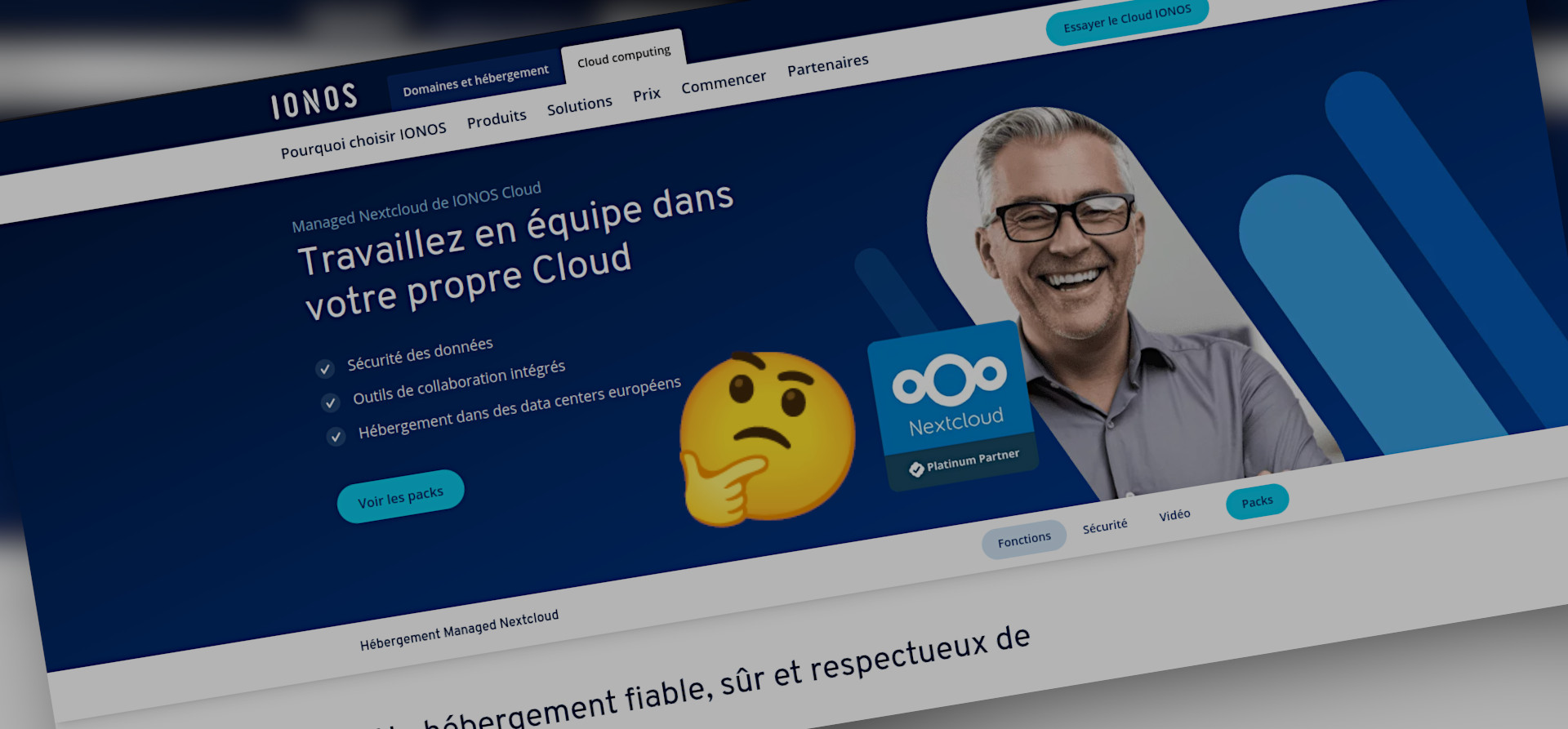 Que vaut l'offre infogérée "Managed Nextcloud" de IONOS ? - Hygiène Numérique